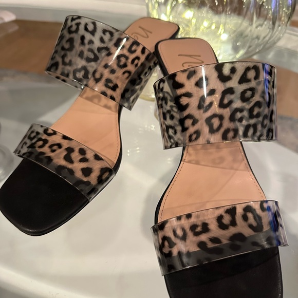 Nanette Lepore | Shoes | New Condition Lucite Heel Sandals | Poshmark